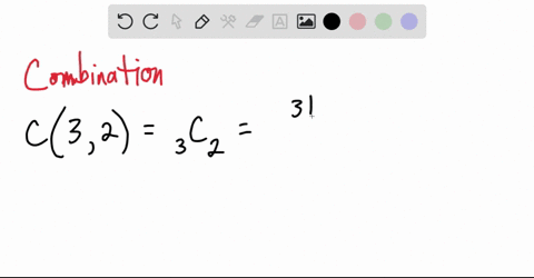 SOLVED: Evaluate the number. C(3,2) | Numerade