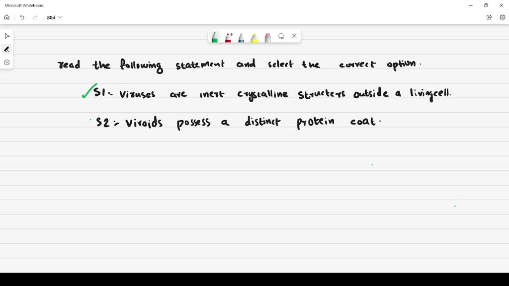 SOLVED:Read the following statements and select the correct option ...
