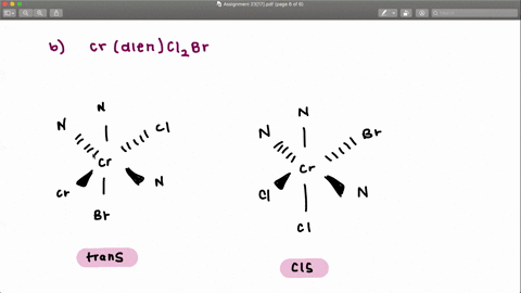 ⏩SOLVED:(a) A 6 -coordinate complex may be obtained by crystallizing ...