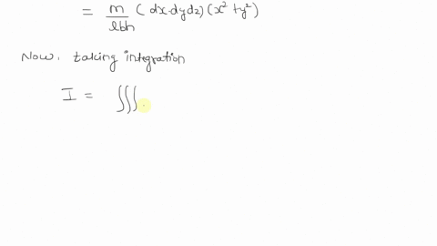 SOLVED:Calculate the moment of inertia of a uniform cuboid of mass m ...