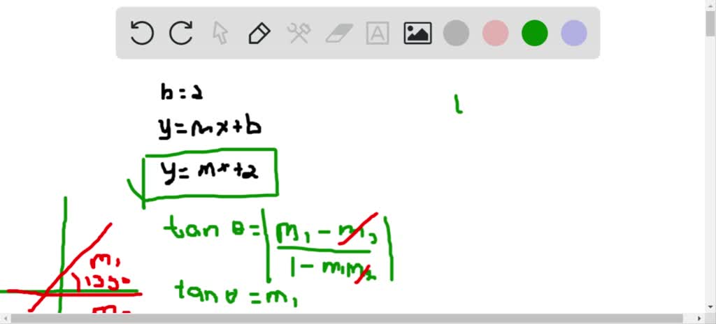 SOLVED:(a) Find an equation for the family of lines with y -intercept b ...