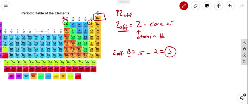 SOLVED: Which will experience the greater effect nuclear charge, the ...