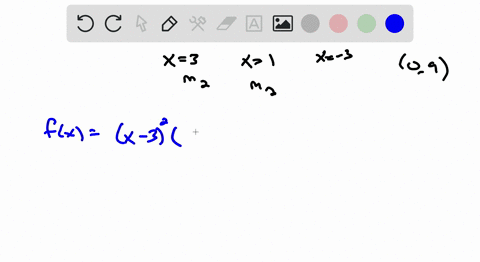 SOLVED:Write an equation for a polynomial the given features. Degree 5 ...
