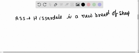 SOLVED:Assertion: Hissardale is a new breed of sheep. Reason: Developed ...