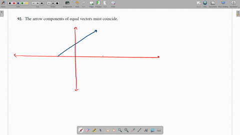 SOLVED:Determine whether each statment is true or false. The arrow ...