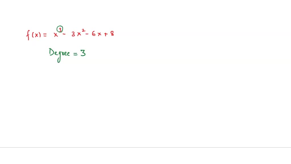 SOLVED Determine The Maximum Possible Number Of Turning Points Of The 
