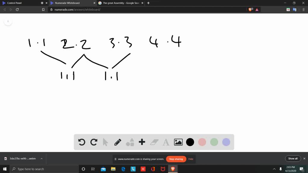 SOLVED:Describe a pattern in each sequence. Then find the next two terms of the sequence. 1.1,2. ...
