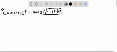 SOLVED:Figure P 4.32 represents the total acceleration of a particle moving clockwise in a ...