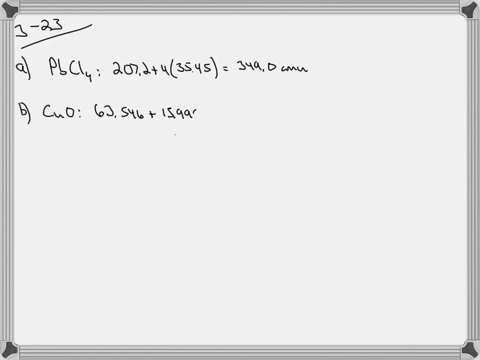 SOLVED:Determine the formula weights of each of the following compounds ...
