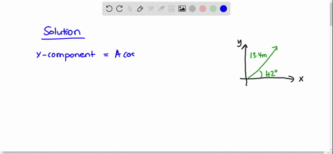 SOLVED:Find the x - and y -components of each vector.