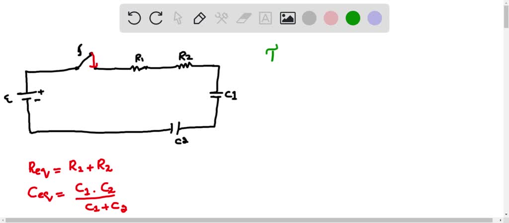 SOLVED: The input of the system shown below is the voltage, x(t), and ...