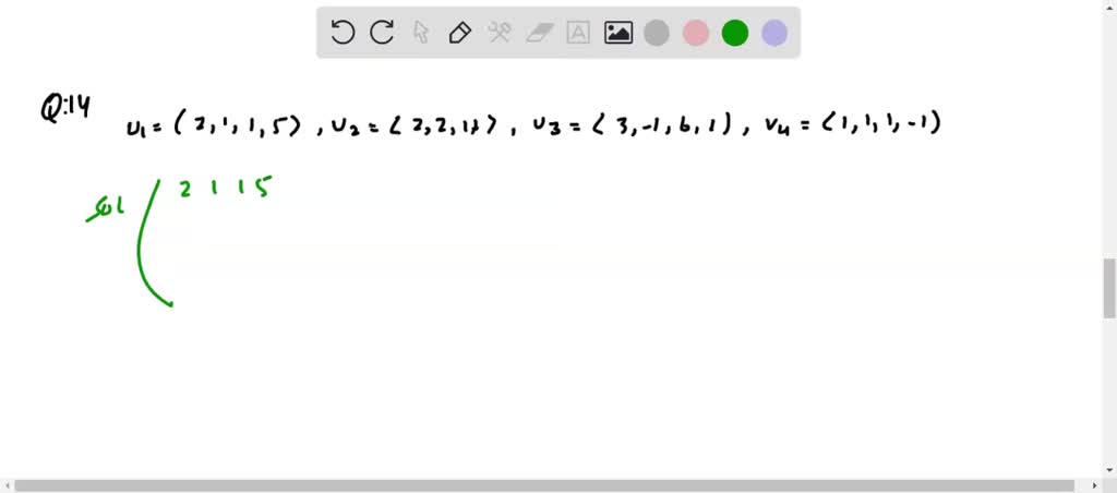 Solved Determine Whether The Given Set Of Vectors Is Linearly Dependent