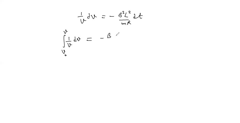 A rectangular loop with width L and a slide wire with mass m are as shown in Fig. P 29.69 . A ...