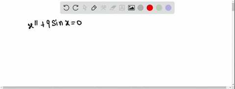 SOLVED:In Problems, write the given nonlinear second-order differential ...