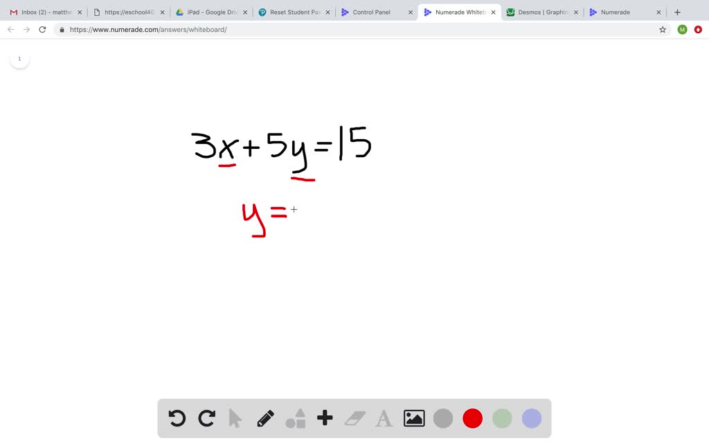 SOLVED:For the following exercises, determine whether the equation of the curve can be written ...