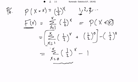 SOLVED:For the random variable X defined in Example 1.6.1, graph the ...