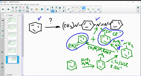 SOLVED:Propose a synthesis of p-(dimethylamino)azobenzene from benzene ...