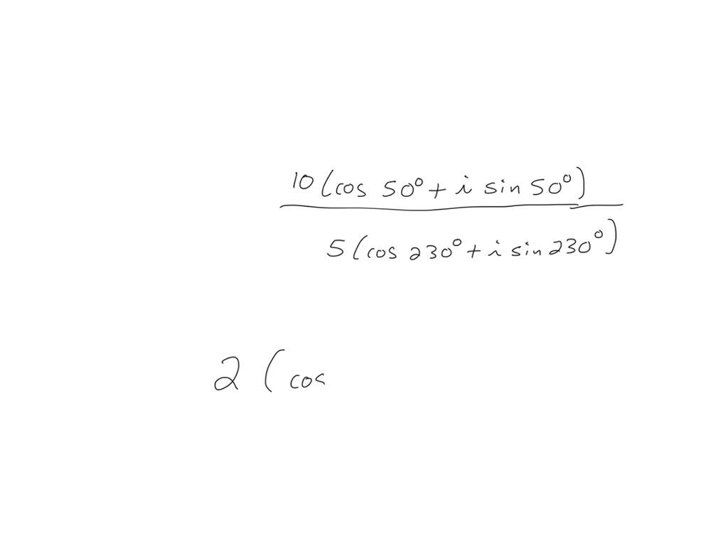 SOLVED:Find each quotient. Write answers in rectangular form. First convert the numerator and ...
