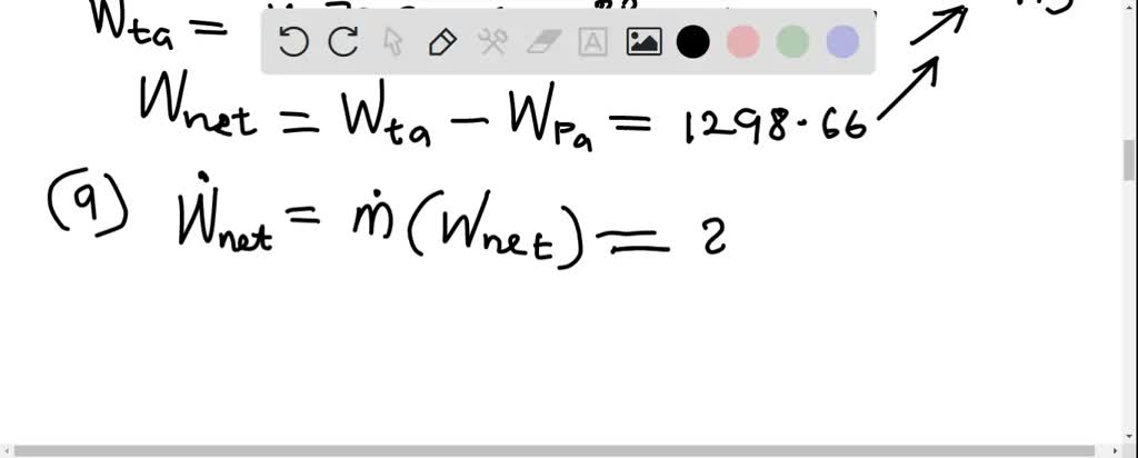 SOLVED:Reconsider the cycle of Problem 8.52, but include in the analysis that each turbine stage ...