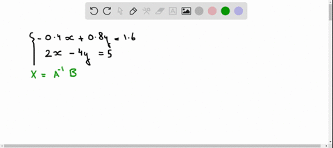 SOLVED:Solving a System Using an Inverse Matrix Exercises 49-56 , use ...