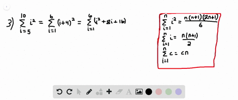 SOLVED:In the following exercises, use the rules for sums of powers of ...