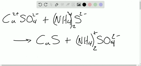 SOLVED:Write a balanced equation for each of the following: a. copper(II) sulfate + ammonium ...