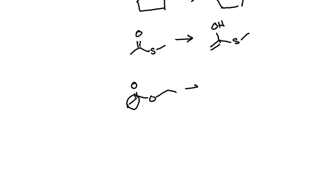 SOLVED: Draw structures for the enol tautomers of the following compounds: (a) Cyclopentanone (b ...