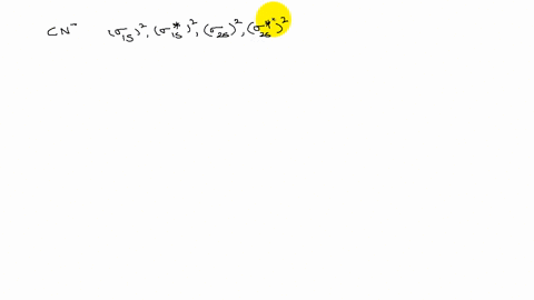 SOLVED: Write the electron configuration of the cyanide ion (CN ...