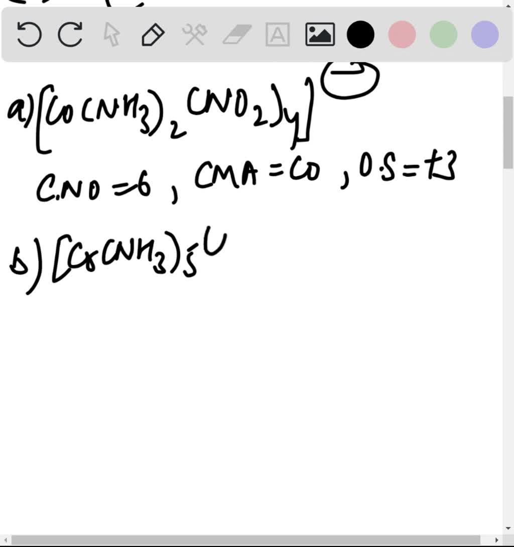 Identify the ligands and give the coordination number and the oxidation ...