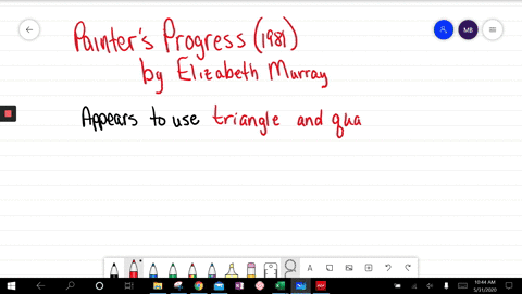 SOLVED:ART The abstract painting at the right is an example of how ...