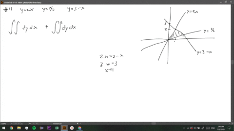 SOLVED:Sketch the region bounded by the given lines and curves. Then express the region's area ...