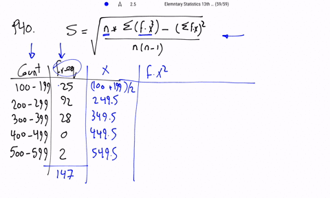 ⏩SOLVED:Refer to the frequency distribution in the given exercise… | Numerade