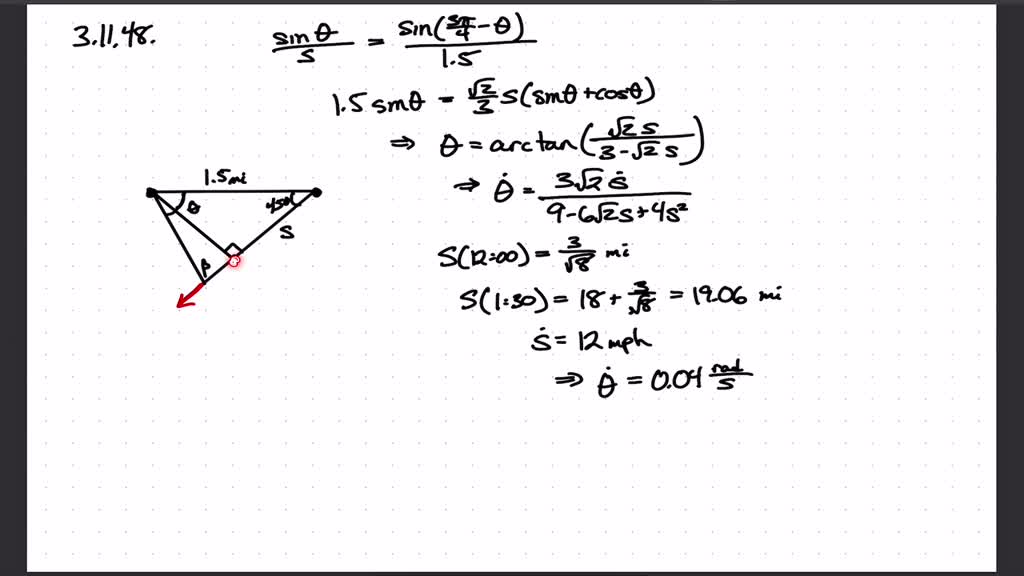 A billboard that's 54 feet wide is perpendicular to a straight road ...