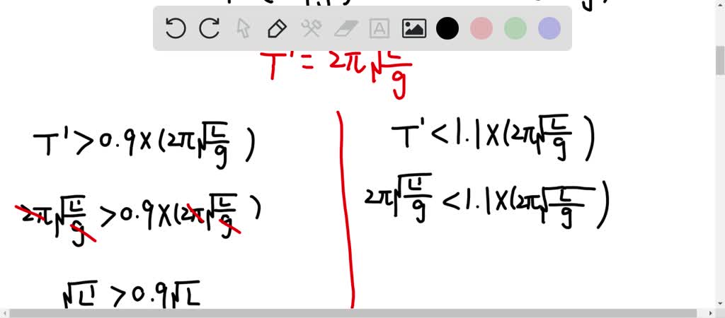 SOLVED:* Proportional reasoning You are designing a pendulum clock ...