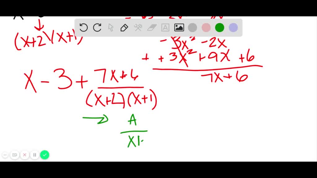 SOLVED:Resolve the following into partial fractions using the three ...