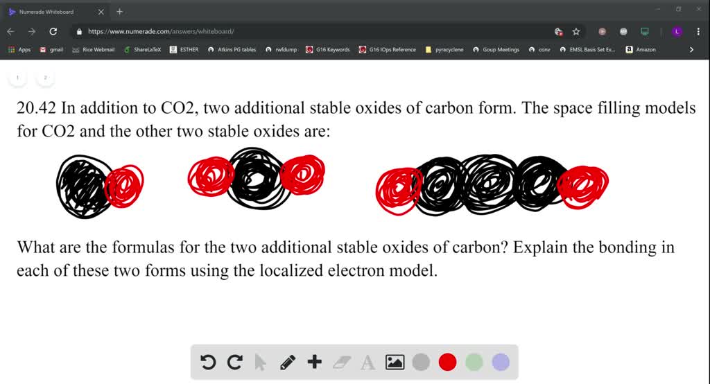 SOLVED:In addition to CO2, two additional stable oxides of carbon form ...