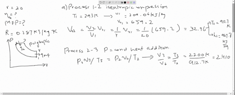 Repeat Prob. 9-54, but replace the isentropic expansion process by ...