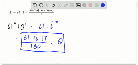 SOLVED:The formula \sin \sigma=\tan \delta \tan \phi only makes sense ...
