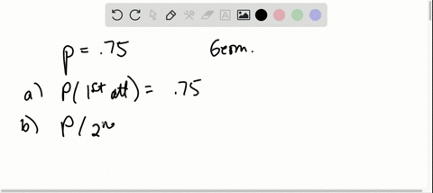 SOLVED:Find the indicated probabilities using the geometric ...
