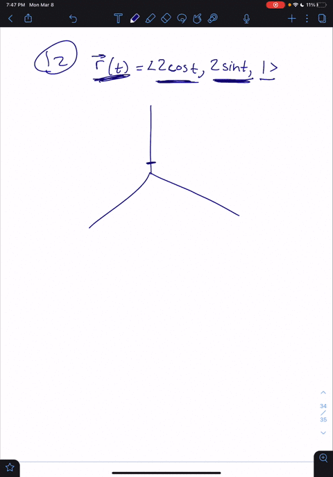 Solved Sketch The Curve With The Given Vector Equation Indicate With