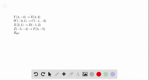 SOLVED: Determine whether the polygons with the given vertices are congruent. Use ...