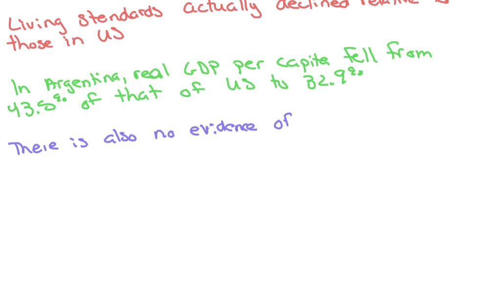 The following table shows an example of gross domestic product values ...