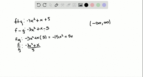 SOLVED:For the following exercises, determine the domain for each function in interval notation ...