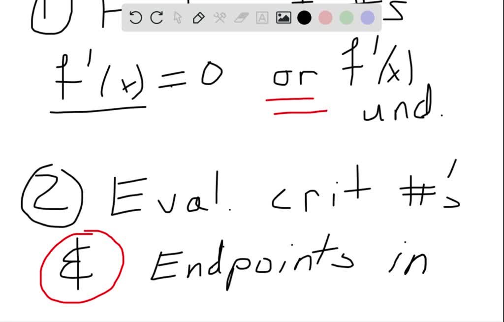 SOLVED How Do You Determine The Absolute Maximum And Minimum Values Of