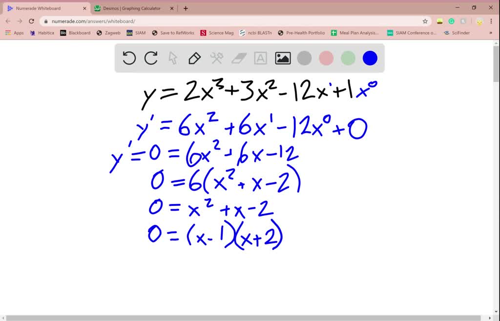 SOLVED Find The Points On The Curve Y 2 X 3 3 X 2 12 X 1 Where The