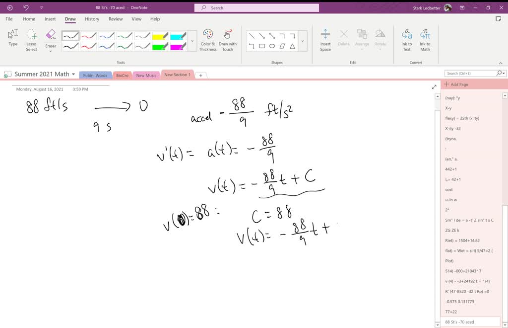 SOLVED:What constant deceleration would a car moving along a straight ...