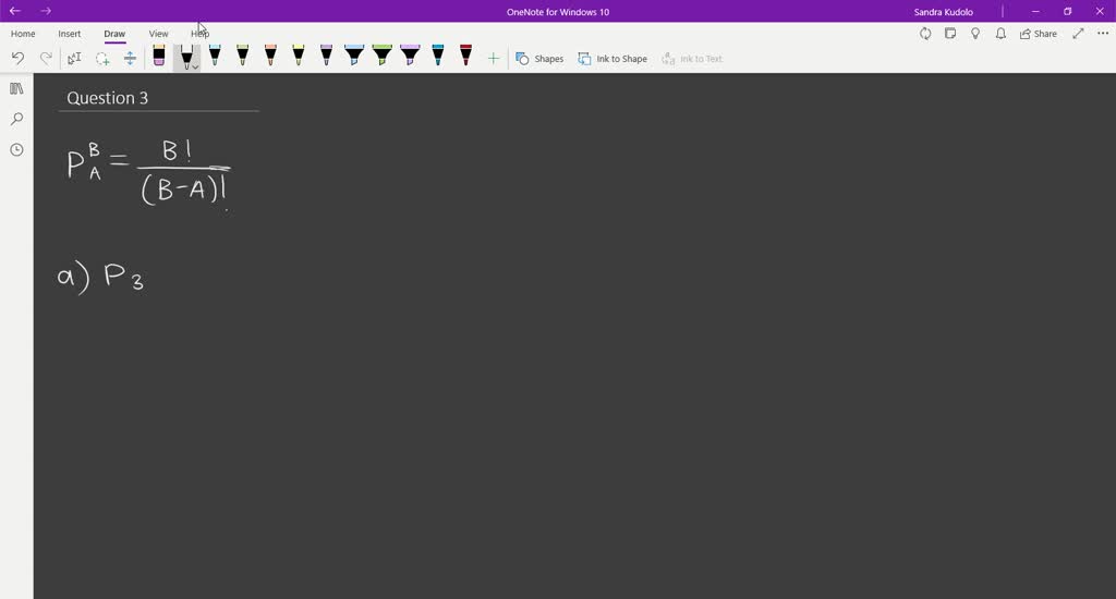 How many permutations of three items can be selected from a group of six? Use the letters A, B ...