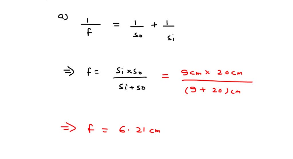 SOLVED:An object 2.50 cm tall is placed 20.0 cm from a converging lens ...