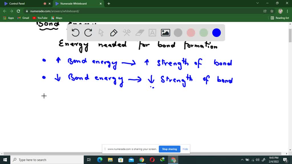 Explain the relationship between strength of a covalent bond and the ...