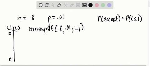 The quality-control inspector of a production plant will reject a batch ...